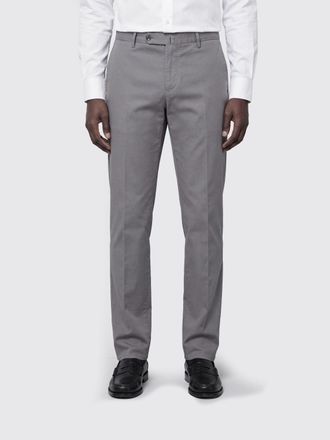 Pantaloni Torino Pantalon chino en m&eacute;lange de coton stretch avec une coupe slim