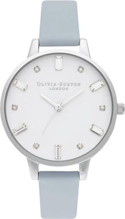 Olivia Burton Femme, Accessoires, Bleu, Taille: ONE Size Montre Vegan Orn&eacute;e de Bijoux