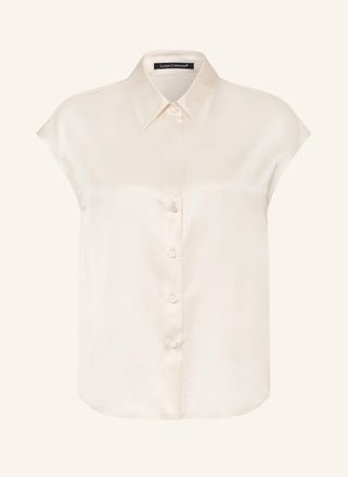 Luisa Cerano Luisa Cerano Hemdbluse Aus Seide weiss