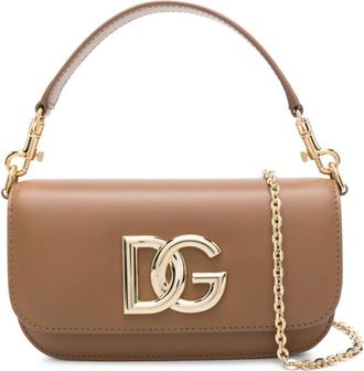 Dolce & Gabbana Femme, Sacs, Brun, Taille: ONE Size Sac bandouli&egrave;re 3.5