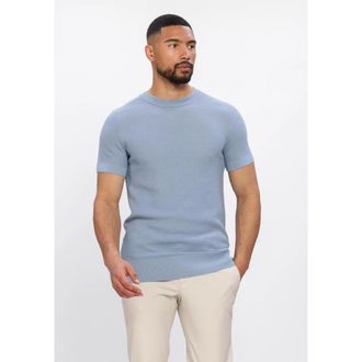 Saint Steve Hein Polo - - Knitwear - Herren - Blau - L