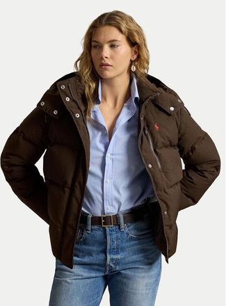 Polo Ralph Lauren Daunenjacke 211B17285002 Dunkelbraun Relaxed Fit