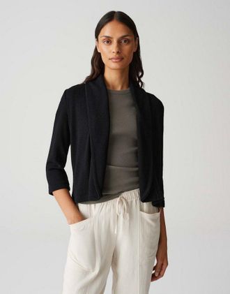 OPUS 3/4-Arm-Shirt SANDRINE BREEZE Regular in Feinstrick Optik