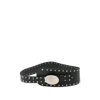 Gimaguas Iris G&uuml;rtel mit Nietenverzierung - - Accessories - Damen - Schwarzk - S/M