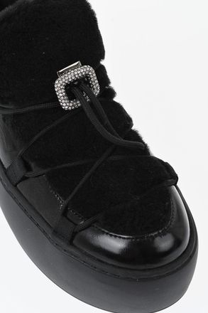 Roger Vivier Low-Top Patent Leather Sneakers With 5cm Sole Roger Vivier