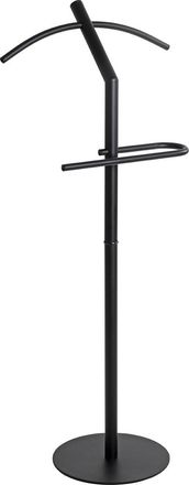 Haku M&ouml;bel Herrendiener, schwarz, Metall - Ma&szlig;e: B 47 x H 111 x T 30 cm, Style: Modern