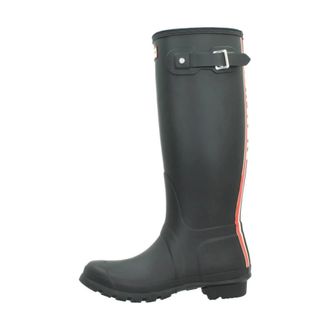 Hunter Original Tall Tri-colour Logo Backstrap - - Shoes - Damen - Schwarzk - 38 EU