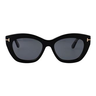 Tom Ford Femme, Accessoires, Noir, Taille: 53 MM Lunettes de soleil Linda-02 &eacute;l&eacute;gantes pour vous