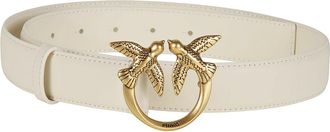 Pinko Pinko, Femme, Accessoires, Blanc, Taille: S Love Berry Belt