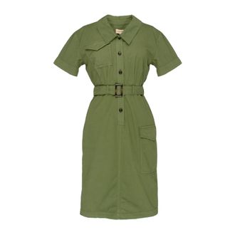 Woolrich Damen, Kleider, Gr&uuml;n, XLGr&ouml;&szlig;e
