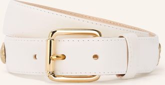 Riani Riani Lederg&uuml;rtel Mit Nieten weiss