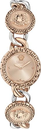 Versace Uhr - Quarz-Analoguhr La Greca Stud Icon - Gr. unisize - in Silber - f&uuml;r Damen