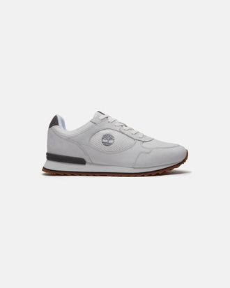 Timberland Scout Essential Sneaker f&uuml;r Herren in Hellgrau/Wei&szlig;, Herren, Grau, Gr&ouml;&szlig;e