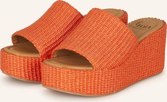 &Egrave; Mia &Egrave; Mia Plateau-Wedges orange