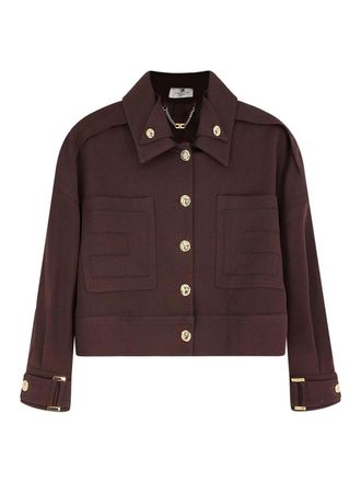 Elisabetta Franchi Veste Casual - Marron