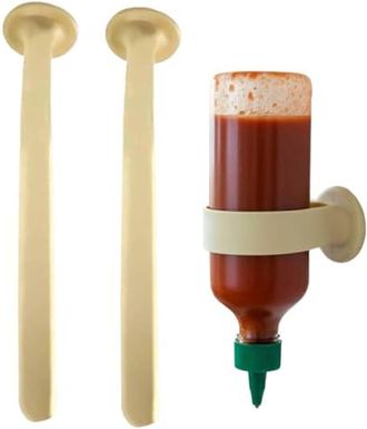 Generico Porte-bouteille &agrave; lenvers | Support mural flexible et portable en silicone | Ne laisse pas de goutte derri&egrave;re le porte-bouteille, pour sac deau, tasse