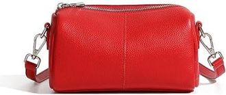 Generic Sac &agrave; bandouli&egrave;re pour femme, sac &agrave; main en cuir souple, sac &agrave; main &agrave; bandouli&egrave;re cylindrique, sac &agrave; main vintage, sac &agrave; main Hobo de design, voyage d