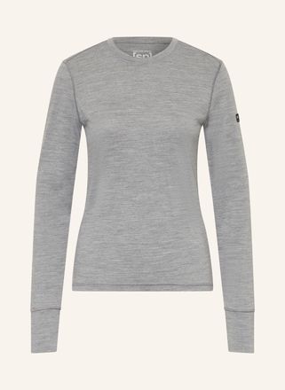 super.natural Longsleeve Tundra 175 Ls Mit Merinowolle grau
