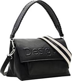 Desigual Half Logo 24 Across Body Bag Black