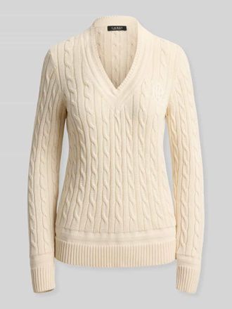 Lauren Ralph Lauren Regular Fit Pullover aus Baumwoll-Mix mit Logo-Stitching