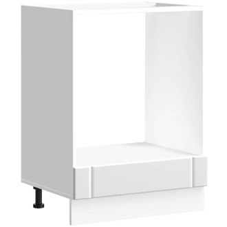 vidaXL Armoire &agrave; four Lucca blanc bois ding&eacute;nierie - Vidaxl