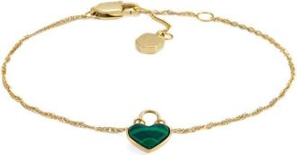 Fossil Damen Edelstahl mit Karabinerverschluss schmales Kettenarmband