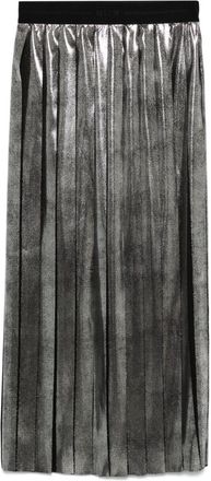 Msgm Midirock mit Falten - Schwarz