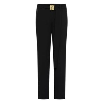 Marella Mltelica Slim-fit Hose - - Trousers - Damen - Schwarzk - M
