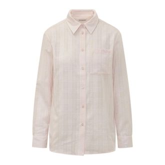 Burberry Langarmhemd - - Blouses & Shirts - Damen - Rosa - M