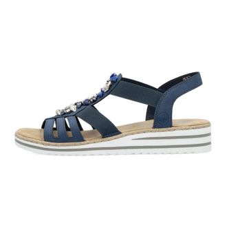 Rieker Damen, Schuhe, Blau, 42 EUGr&ouml;&szlig;e