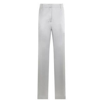 Alberta Ferretti Slim Fit Hosen - - Trousers - Damen - Grau - M