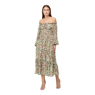 Sabina Mus&aacute;yev Gemustertes Midi-Kleid - - Dresses - Damen - Mehrfarbig - S