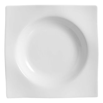 Ritzenhoff & Breker Sinfonia Teller Tief, Suppenteller, Speiseteller, Porzellan, Wei&szlig;, &Oslash; 22 cm, 582253