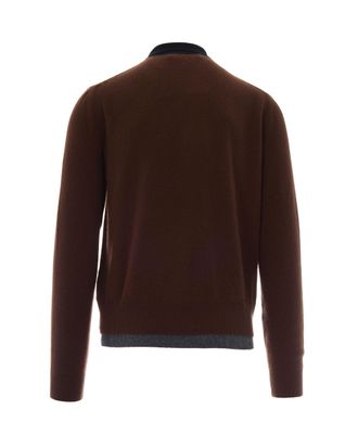 Marni Mens Polo Shirt Sadelle Brown Cashmere T-shirts And Polos