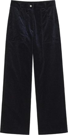 Forte_Forte Rippen-Cord-Cargo-Hose - - Trousers - Damen - Blau - XS