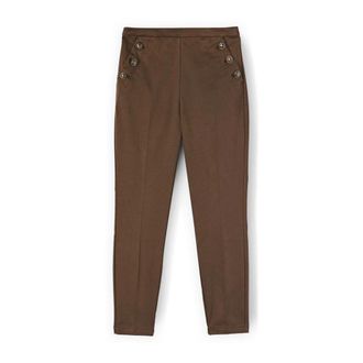Motivi Skinny Hose aus technischer Baumwolle - - Trousers - Damen - Gr&uuml;n - XS