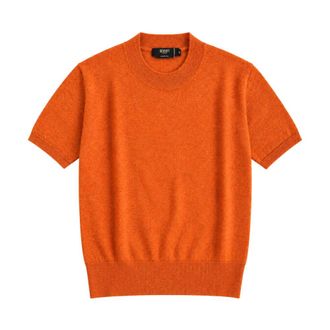 Seventy Rundhals-Strickpullover - - Knitwear - Damen - Orange - S