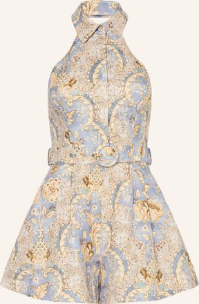 Zimmermann Jumpsuit Daylight Aus Leinen blau
