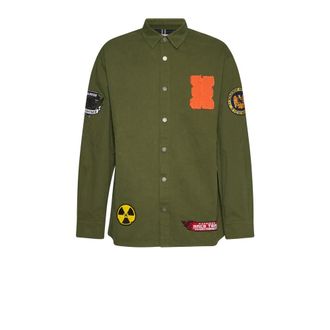John Richmond Herren, Shirts, Gr&uuml;n, SGr&ouml;&szlig;e
