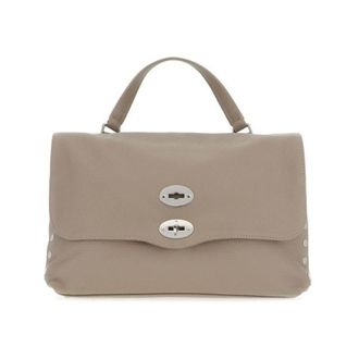 Zanellato Femme, Sacs, Gris, Taille: ONE Size Sac &agrave; main en cuir gris