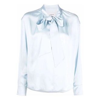 Lanvin Long Sleeve Tops - - Blouses & Shirts - Damen - Blau - XS
