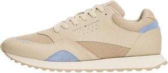 Tommy Hilfiger Baskets de Running Homme New Eva Mix Cuir, Beige (Sandalwood), 42