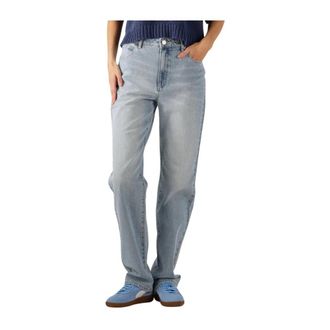 Abrand Blaue Straight Leg Jeans f&uuml;r sonnige Tage - - Jeans - Damen - Blau - W33