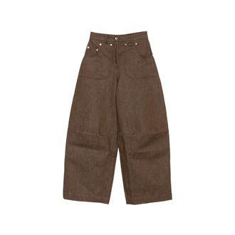 Simone Rocha Damen, Jeans, Braun, 3XSGr&ouml;&szlig;e
