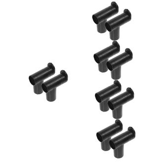 TOPBATHY 10 STK Zubehör für Kleiderständer Schienen kleiderbügel verbindungshaken kleiderbügelverbindungen Kleiderständer-Set aus Kunststoff Verbindungen von W