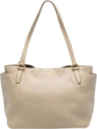 Prada Damen, Pre-Owned, Beige, ONE SIZEGröße