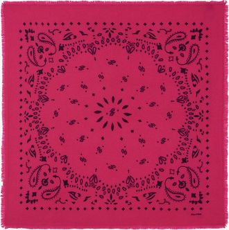 Kujten Grand bandana cachemire imprimé - Grand Bandana Hachiko