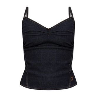 Jacquemus De-N&icirc;mes Pina Denim Top - - Tops - Damen - Blau - XS