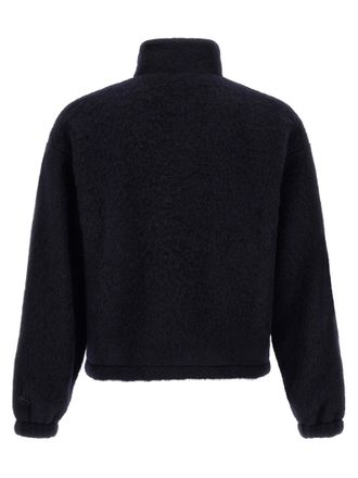 Jil Sander Wool Blend Sweatshirt - Navy