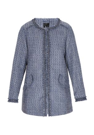 Dreimaster Dreimaster Mantel Mantel Damen Marine Glitzer
